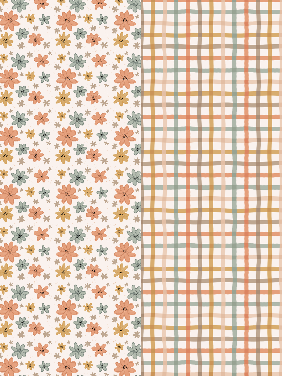 Boho Daisy Half Sheet – The Polka Dotted Peach Supply Co.