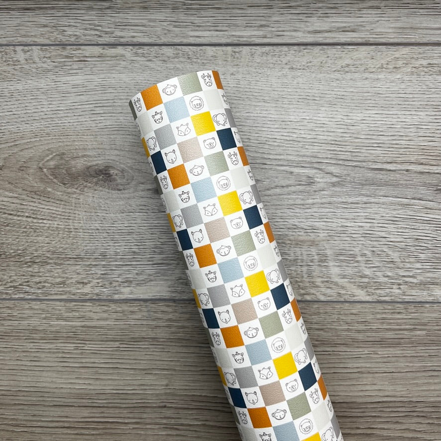 Baby Boy Animal Checkers – The Polka Dotted Peach Supply Co.