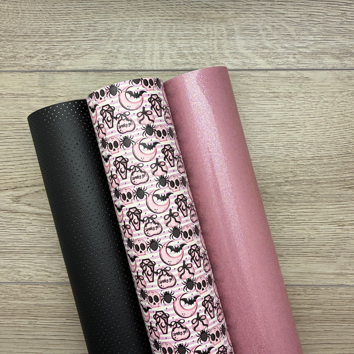 Spooky Girl Pink Skeletons, Bats, and Coffins Set – The Polka Dotted ...