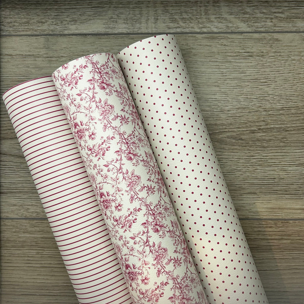 Pink Toile Set – The Polka Dotted Peach Supply Co.