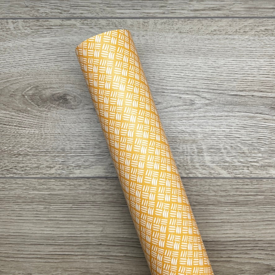 Boho 144 Yellow Hatch – The Polka Dotted Peach Supply Co.