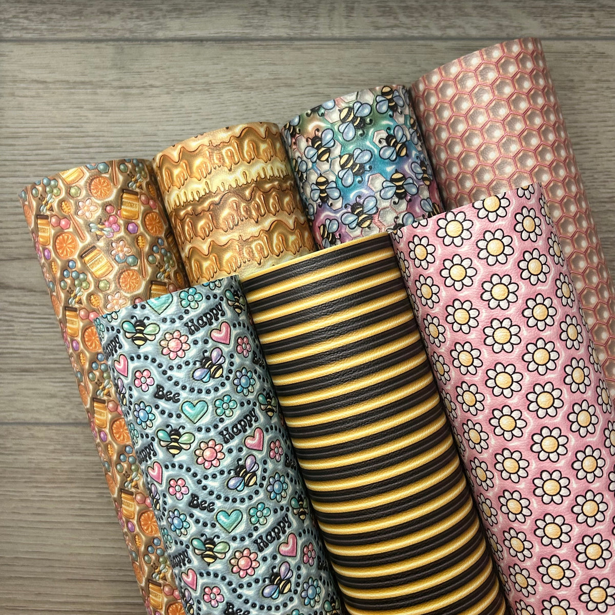Puffy Bee Set – The Polka Dotted Peach Supply Co.