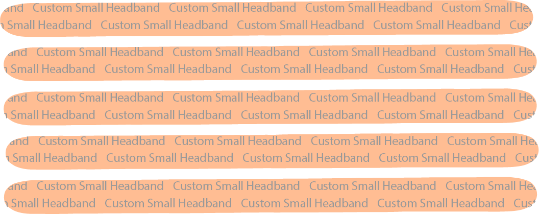 Custom Small Handcut Headband – The Polka Dotted Peach Supply Co.