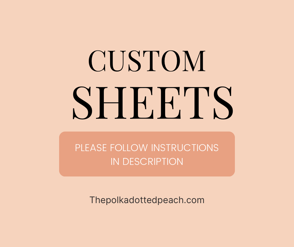 Custom Print Sheet – The Polka Dotted Peach Supply Co.