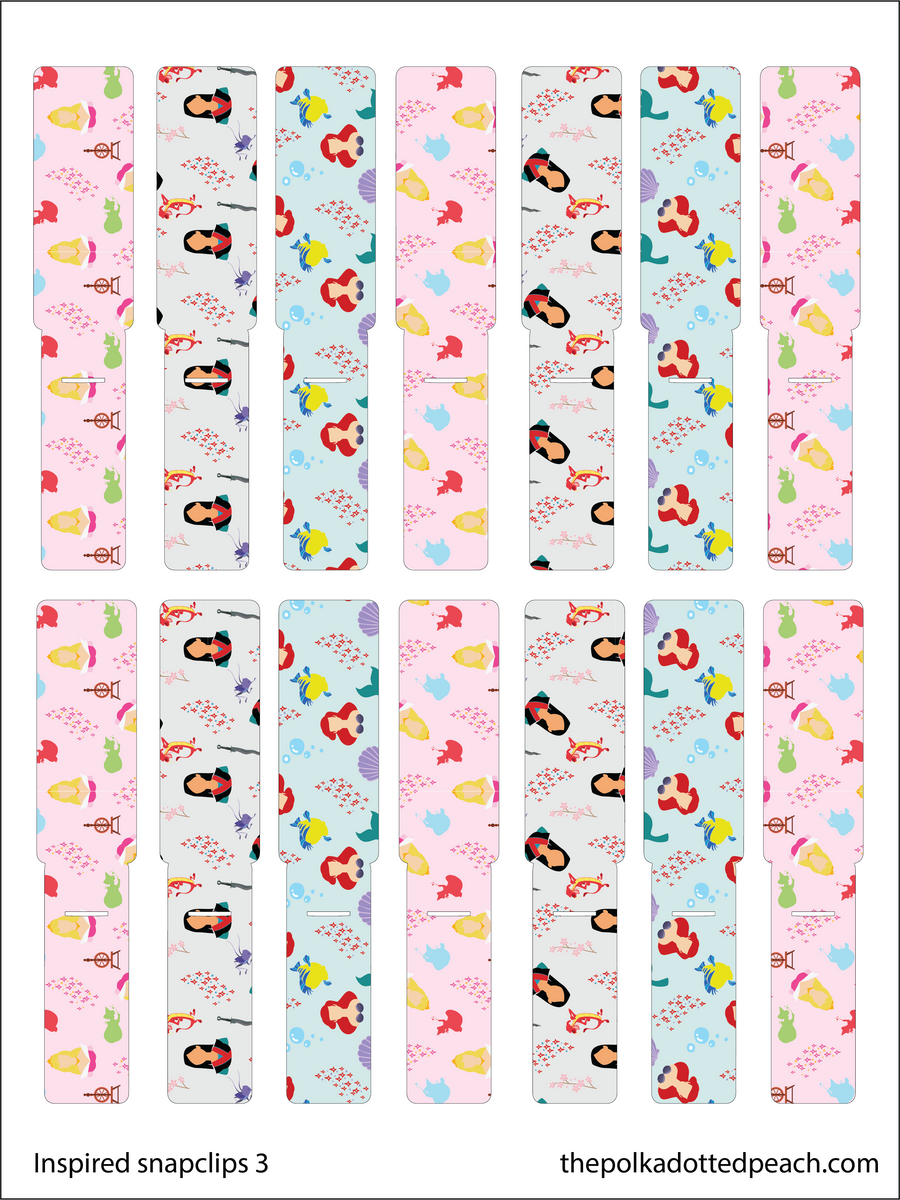 Inspired 3 Snap Clips – The Polka Dotted Peach Supply Co.