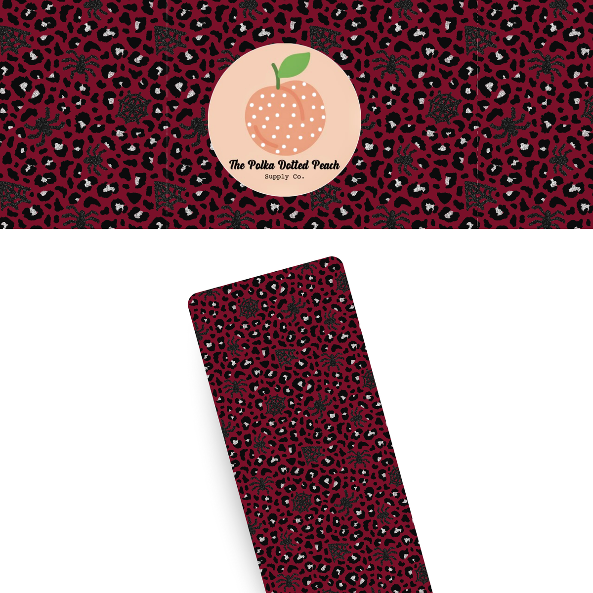 Maroon Spider Cheetah – The Polka Dotted Peach Supply Co.