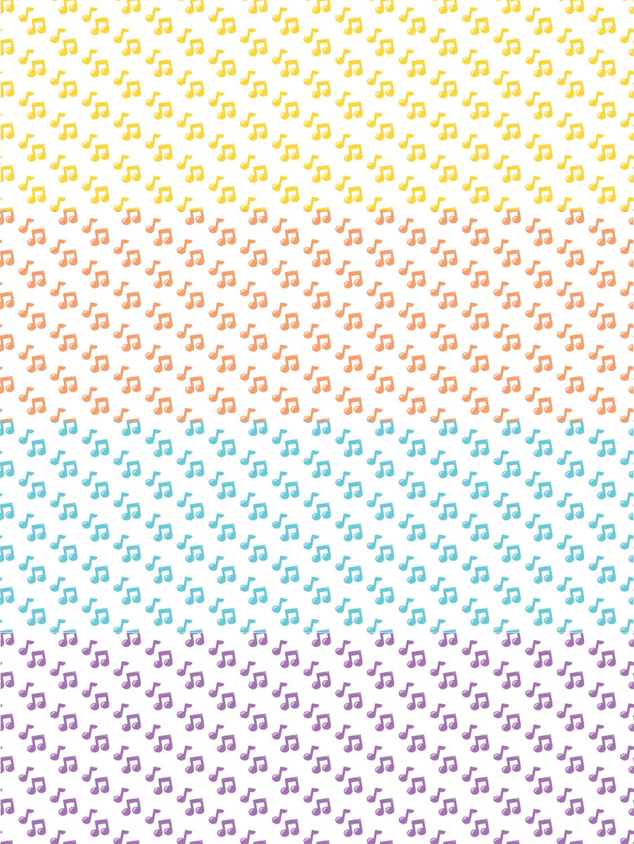 Music Notes Stud Sheet – The Polka Dotted Peach Supply Co.