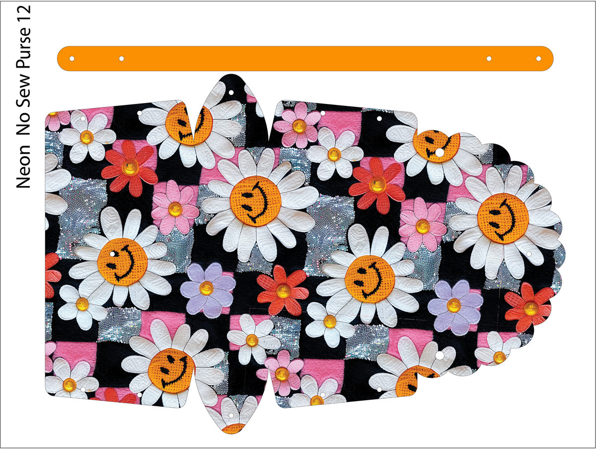 Neon No Sew Purse Variety 12 – The Polka Dotted Peach Supply Co.