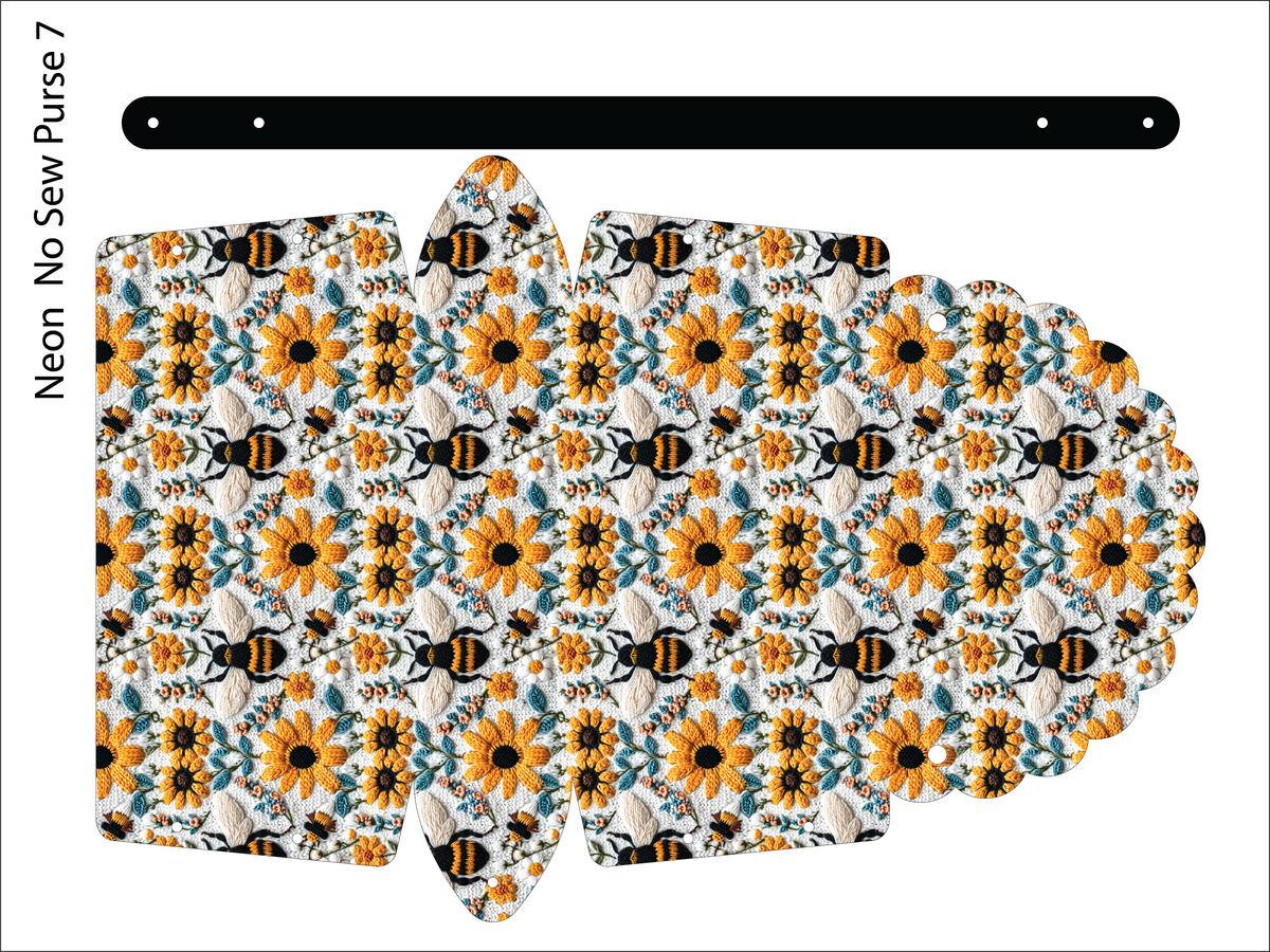 Neon No Sew Purse Variety 7 – The Polka Dotted Peach Supply Co.