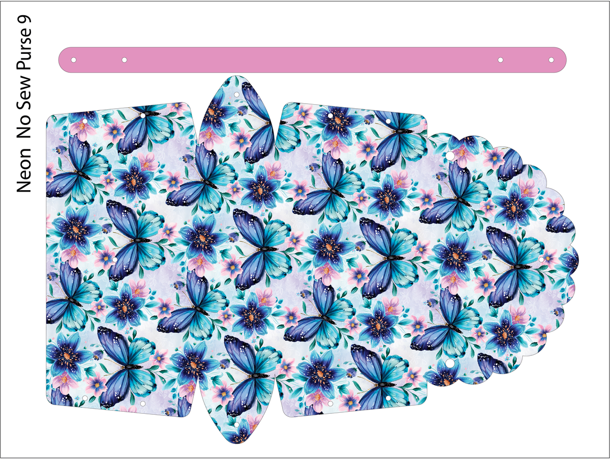 Neon No Sew Purse Variety 9 – The Polka Dotted Peach Supply Co.