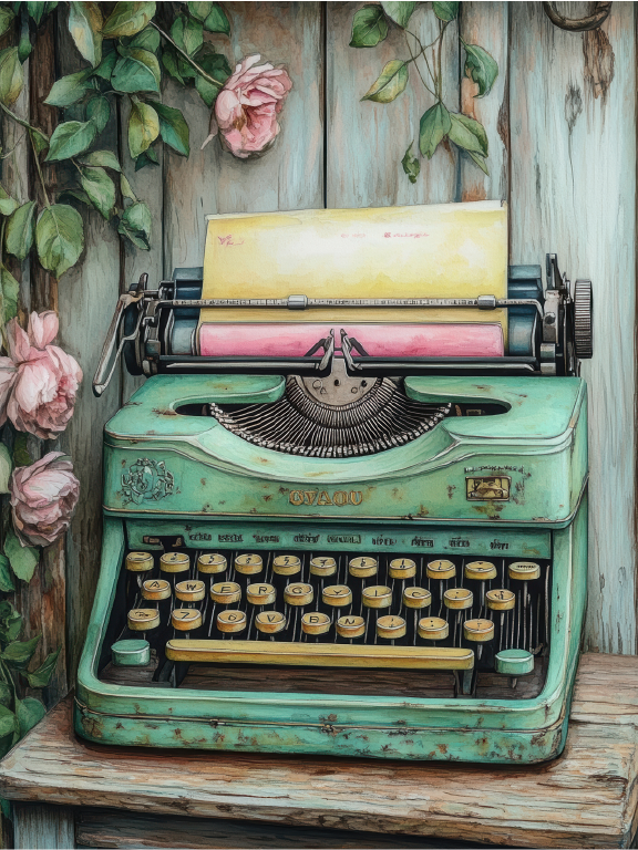 Typewriter Panel Purse – The Polka Dotted Peach Supply Co.