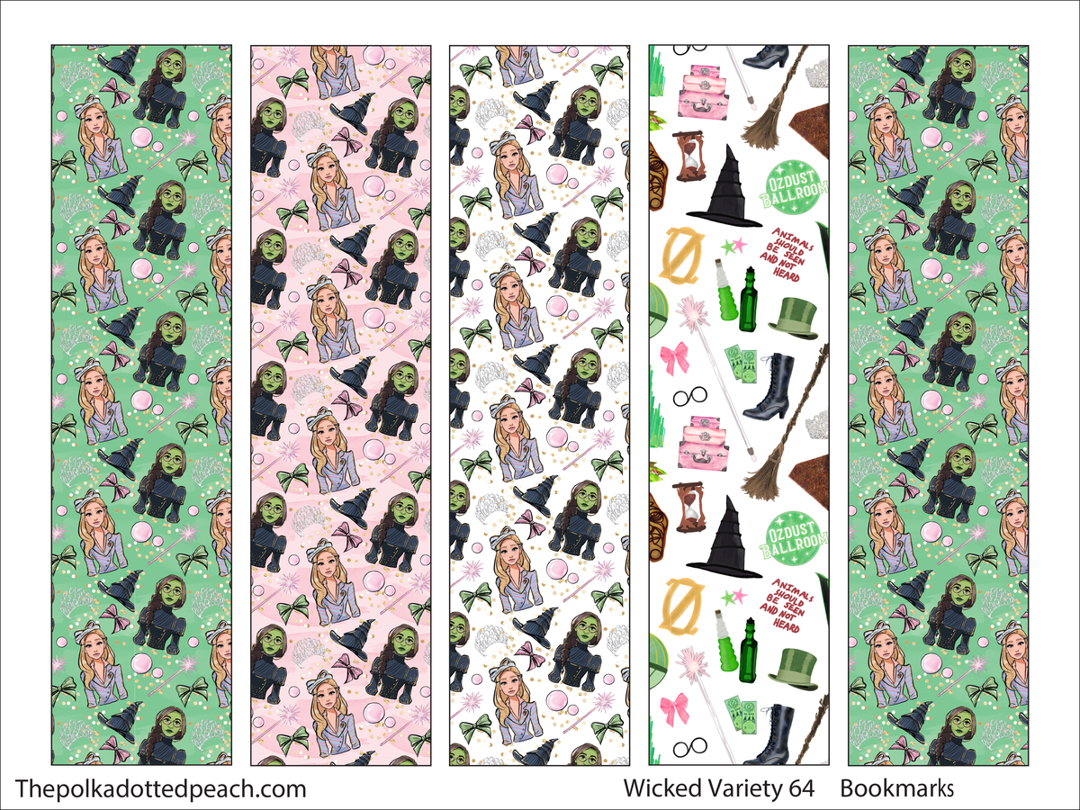Wicked Bookmark 64 – The Polka Dotted Peach Supply Co.