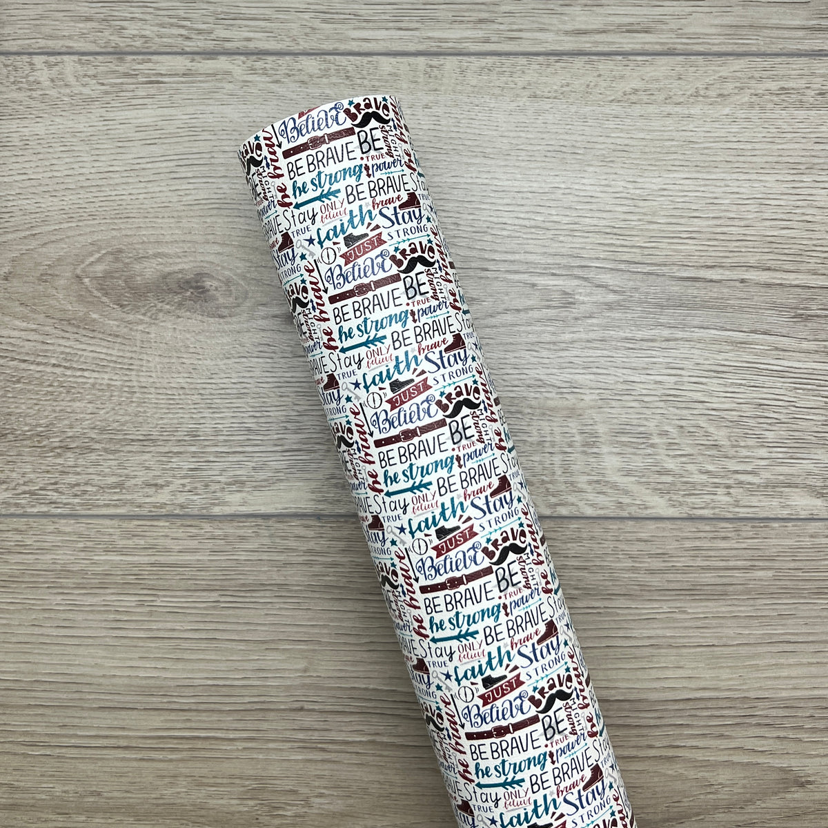 Brave Christian Word Sheet – The Polka Dotted Peach Supply Co.