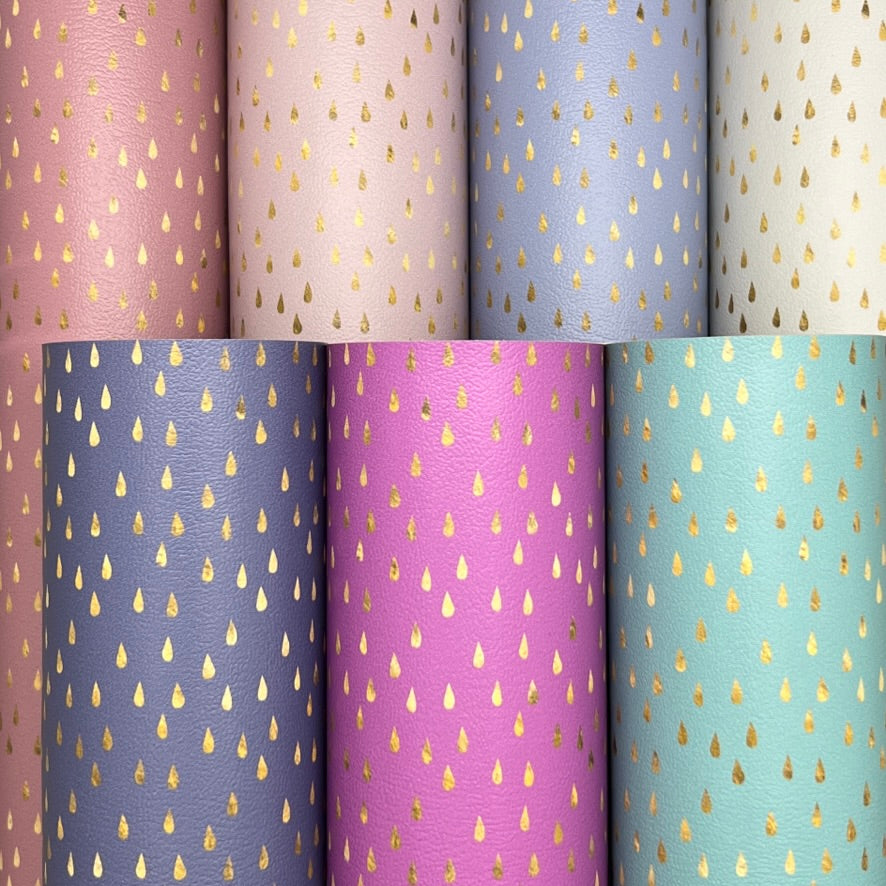Gold Raindrops Set – The Polka Dotted Peach Supply Co.