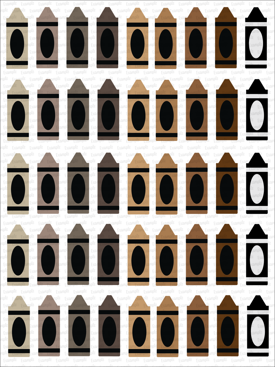 Hand Cut Sheet-Neutral Crayons Earrings – The Polka Dotted Peach Supply Co.