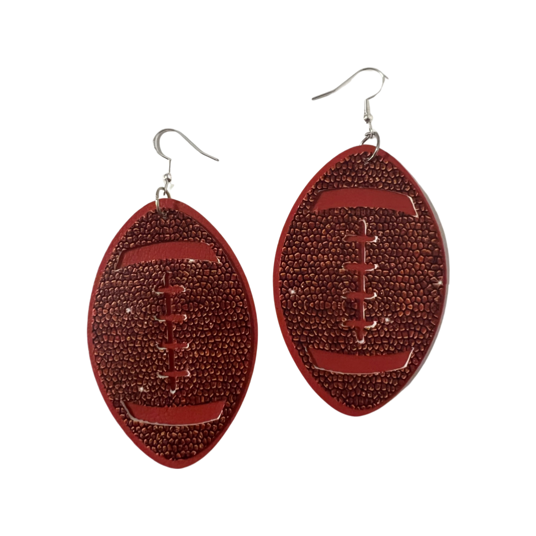 Layered Football Earring SVG *Digital Download* – The Polka Dotted ...